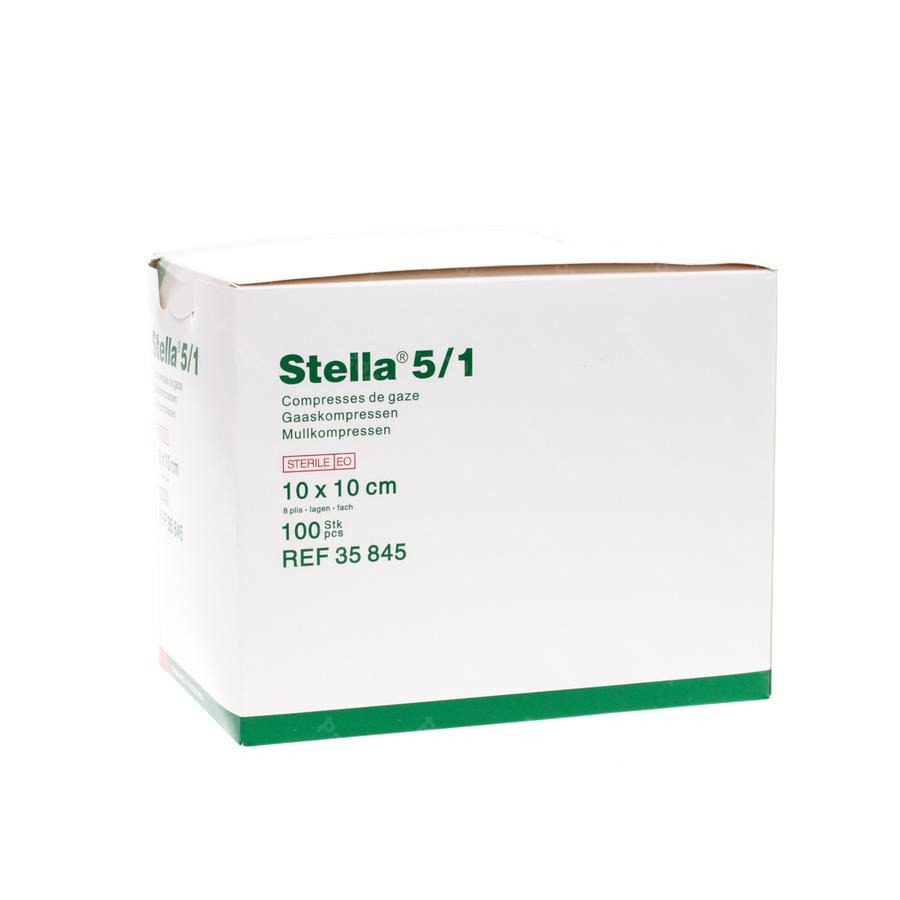 Stella/Lohmann&Rauscher Steriele compressen 10 x 10 cm - Van Houdt Medical